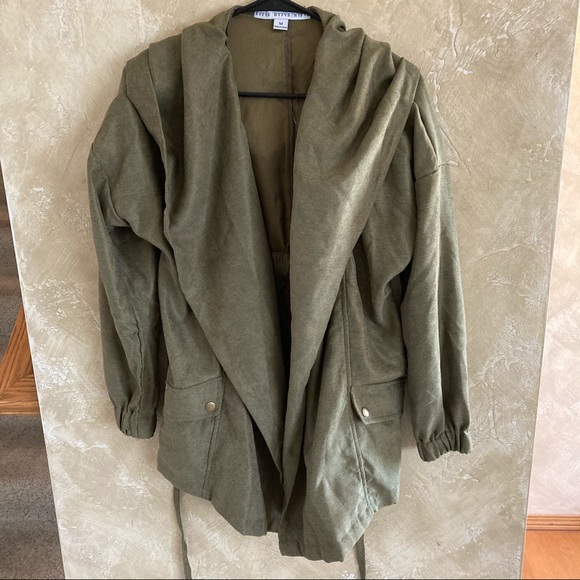 HYFVE | Jackets & Coats | Hyfve Hyfve Hyfve Army Green Hooded Jacket ...